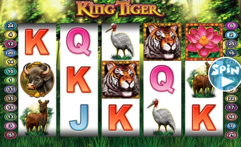 King Tiger Slot Featuring A Jungle Theme And Bonuses